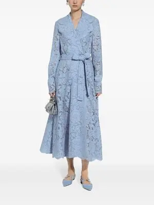 Dolce & Gabbana Dna Cordonetto-lace Trench Coat