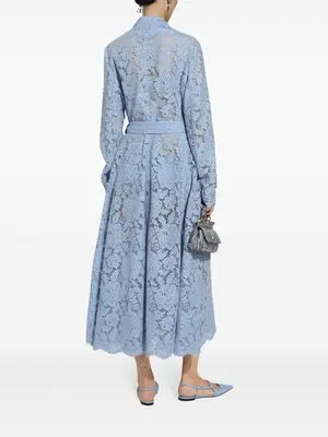 Dolce & Gabbana Dna Cordonetto-lace Trench Coat