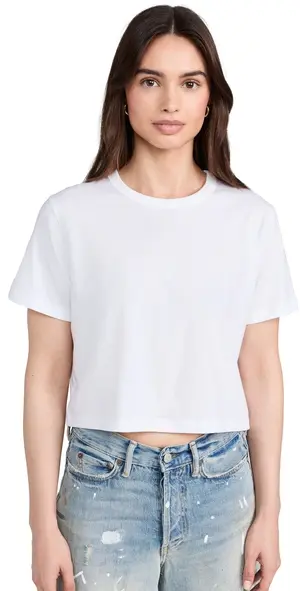 Sold Out NYC Cropped Perfect Tee - White