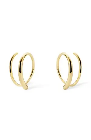 ANA LUISA Harley Double Hoop Earrings - Gold