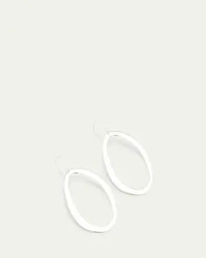 Ippolita Sterling Wavy Oval Drop Earrings