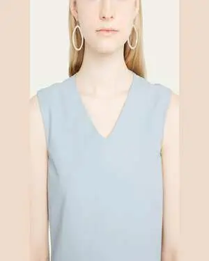 Ippolita Sterling Wavy Oval Drop Earrings