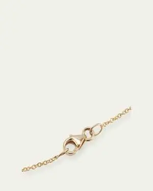 JENNIFER MEYER 18k Yellow Mini Clover Chain Bracelet