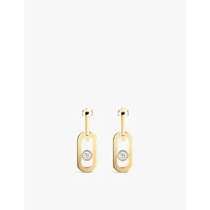 Messika So Move Xl 18ct Gold And Diamond Earrings