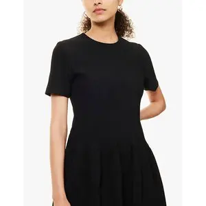 CFCL Hypha Round-neck Ribbed Knitted Mini Dress