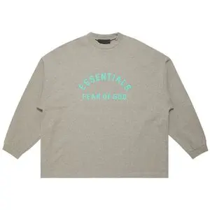 Fear Of God Long-sleeve T-shirt 'dark Heather Oatmeal