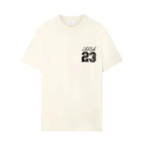 Off-White 23 Logo Slim Short-sleeve Tee - Black