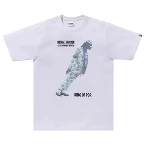 A BATHING APE X Michael Jackson Tee - White