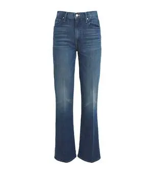 MOTHER The Kick It Straight Leg Jeans - Blue