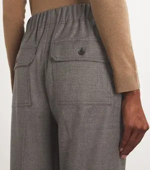 Max Mara Straight Tailored Trousers - Brown