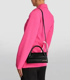 Jacquemus Leather Le Chiquito Long Top-handle Bag