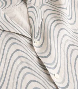 Frescobol Carioca Linen Roberto Shirt - Blue