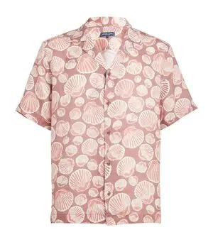 Frescobol Carioca Linen Roberto Shirt Multi