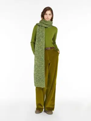 Max Mara Wide-leg Velvet Trousers