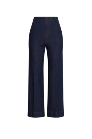 Scanlan Theodore Denim Cropped Jean - Indigo.b
