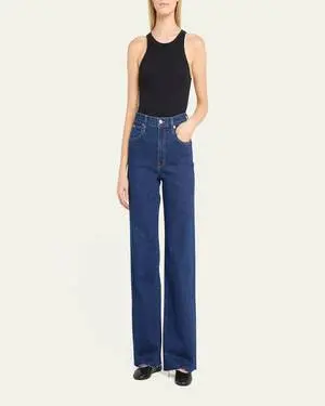 SLVRLAKE Grace Wide-leg Jeans