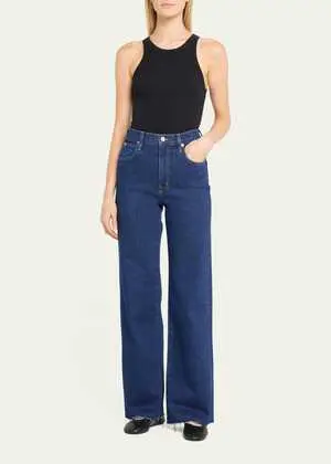 SLVRLAKE Grace Wide-leg Jeans