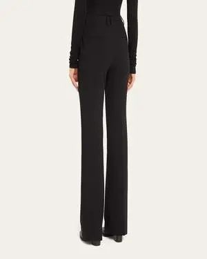 Vince Mid-rise Tailored Flare Pants