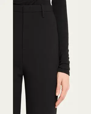 Vince Mid-rise Tailored Flare Pants