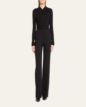 Vince Mid-rise Tailored Flare Pants