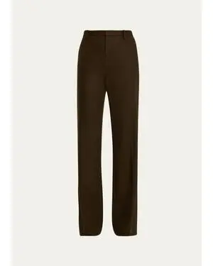 Vince Mid-rise Tailored Flare Pants - Cypress
