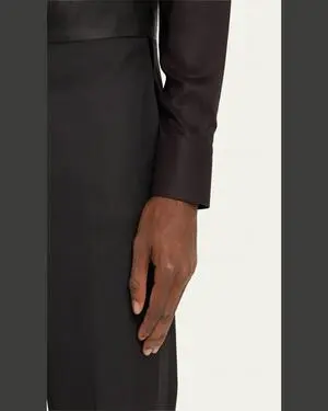 Giorgio Armani Solid Formal Tuxedo Pants