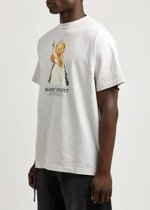 SAINT MXXXXXX Saint Sport Printed Cotton T-shirt