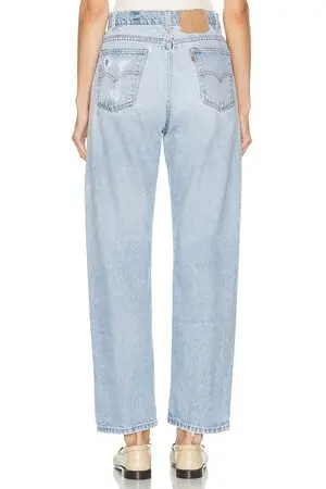 ALIGRACE Classic Relaxed Customs Straight Jeans In Denim - Light