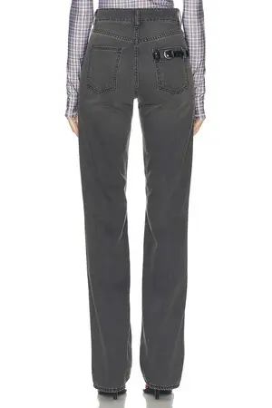 Coperni Straight Leg Jeans - Grey