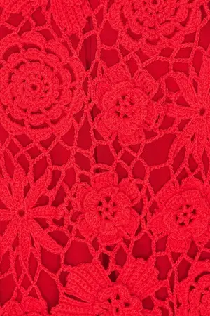 AKNVAS Cece Crochet Mini Dress