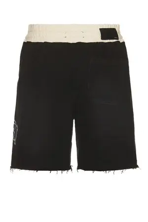 Amiri Vintage Collegiate Short In Black - 50% Off | Editorialist