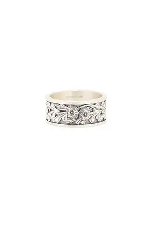 SERGE DENIMES Kabuto Ring In Metallic