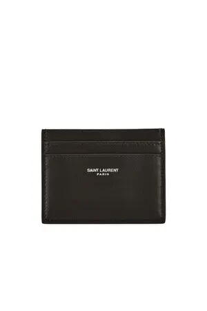 Saint Laurent Credit Card Case In Army