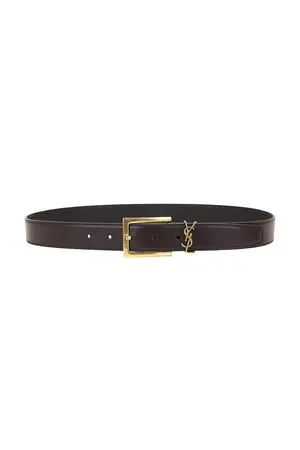 SAINT LAURENT Saint Laurent Leather Belt