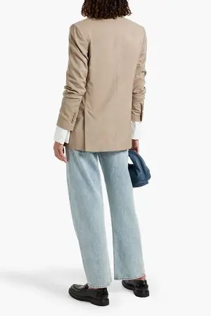 Officine Générale Johanne Double-breasted Wool Blazer