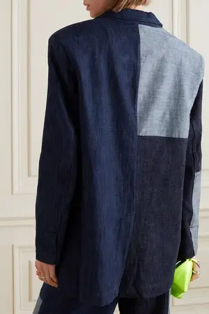 MARQUES' ALMEIDA Rem'ade Double-breasted Denim Blazer