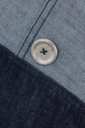 MARQUES' ALMEIDA Rem'ade Double-breasted Denim Blazer
