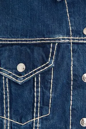 RE/DONE Cropped Denim Trucker Jacket