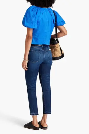 FRAME Le Sylvie Cropped Straight-leg Jeans