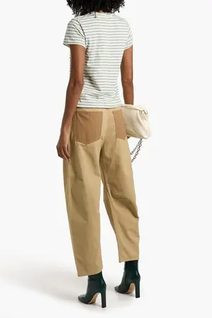 Rag & Bone Striped Pima Cotton-jersey T-shirt - Ecru