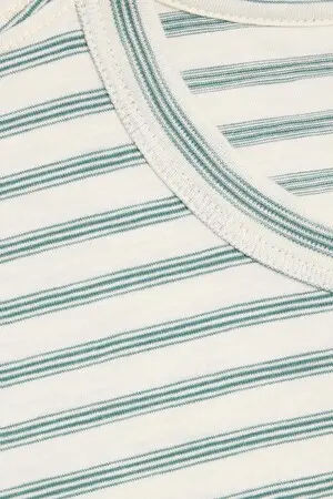 Rag & Bone Striped Pima Cotton-jersey T-shirt - Ecru