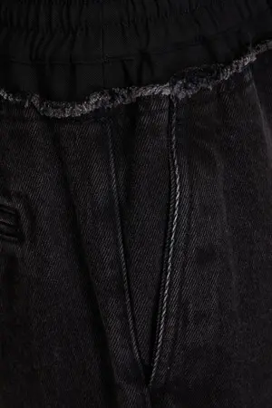 3.1 Phillip Lim Frayed High-rise Straight-leg Jeans