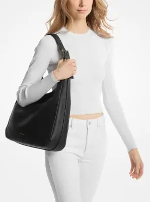 Michael Kors Nolita Hobo Shoulder Bag - Black