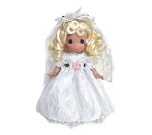PRECIOUS MOMENTS 9in Fairytale Come True Bride Doll - One-color