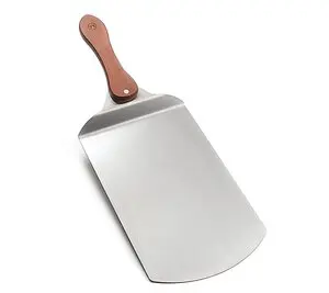 OUTSET Stainless Steel Pizza Peel W/rosewood Ha Ndle - Silver