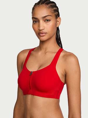 Victoria's Secret Vsx Knockout™ Front-close Sports Bra - Red