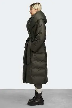 Canada Goose Elie Blanket Wrap Coat - Volcano