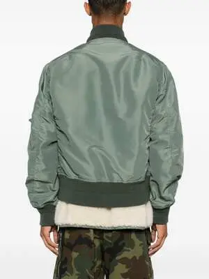Sacai Twill Bomber Jacket - Green