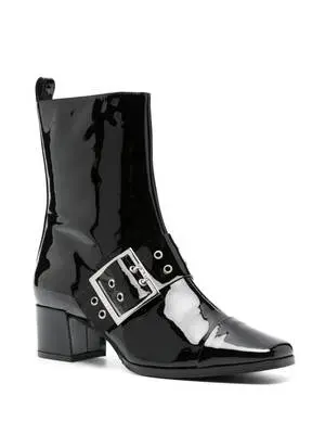CAREL 50mm Decorative-buckle Ankle Boots