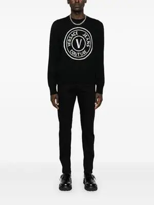 Versace V-emblem Wool Jumper
